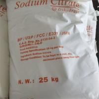 China Food Grade Sodium Citrate Na3C6H5O7 with ISO Certification and CAS 68-04-2 for sale