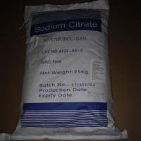 China Food Grade Sodium Citrate Molecular Formula C6H5Na3O7 Na3C6H5O7 for sale