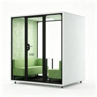 China Heavy Duty Commercial Soundproof Meeting Pod , High Traffic Acoustic Phone Booth for sale