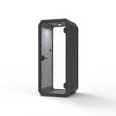 China Slimline Space Saving Compact Office Pod , Acoustic Office Booth For Narrow Spaces for sale