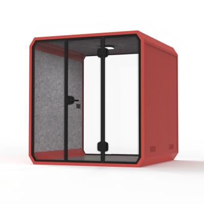 China Fully Sealed Soundproof Office Pod 4-6 Person For Confidential Meetings for sale