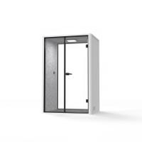 China Library Silent Reading Pod Soundproof Study Booth With White Noise for sale