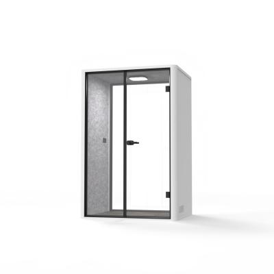 China Library Silent Reading Pod Soundproof Study Booth With White Noise for sale