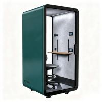 China Compact Office Phone Booth , Mini Soundproof Privacy Call Pod For Business for sale