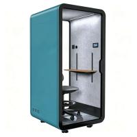 China Compact Office Phone Booth , Mini Soundproof Privacy Call Pod For Business for sale
