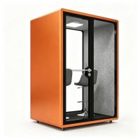 China Office Buiding 2 Person Meeting Pod Soundproof Office Phone Booth for sale