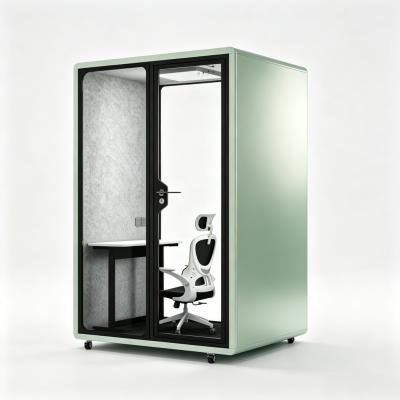 China School Study Silent Pod Eco Friendly Soundproof Phone Booth For Campus Libraries for sale