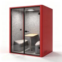 China 35dB Premium Acoustic Privacy Booth , Smart Low Frequency Soundproof Office Booth for sale
