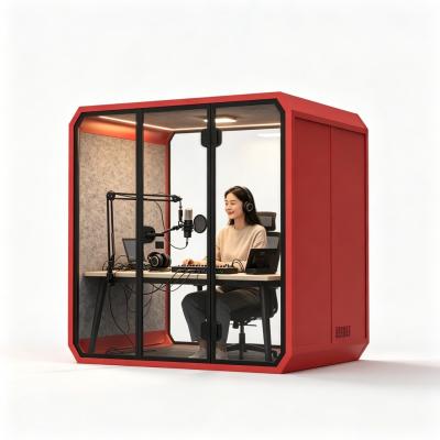 China Podcast / ASMR Recording Soundproof Booth Quiet Space Clear Sound Full Focus for sale