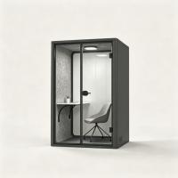 China Convenient Demountable Acoustic Office Pod , Flat Pack Modular Office Booth for sale