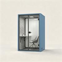 China Convenient Demountable Acoustic Office Pod , Flat Pack Modular Office Booth for sale