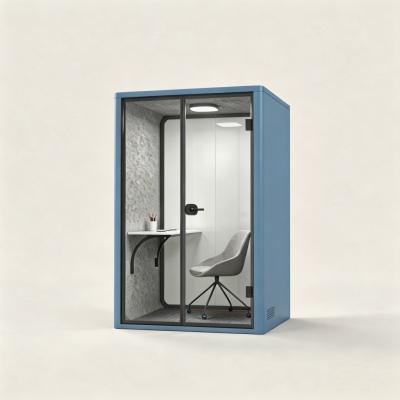 China Convenient Demountable Acoustic Office Pod , Flat Pack Modular Office Booth for sale
