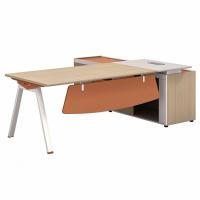 China Modern Simple Office Desk , Sturdy Writing Workstation Multi Purpose Computer Desk For Home Office / Small Spaces for sale