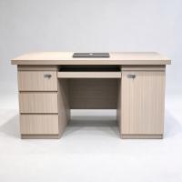 China Long Double Office Desk , Shared Dual Workstation Extra Large Sturdy Computer Desk for sale
