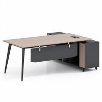 China Long Double Office Desk , Shared Dual Workstation Extra Large Sturdy Computer Desk for sale