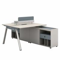 China Multi Functional Office Desk With Storage , All In One Writing Workstation Space Saving Tidy Computer Desk for sale