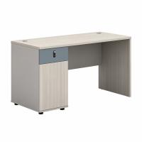 China Multi Functional Office Desk With Storage , All In One Writing Workstation Space Saving Tidy Computer Desk for sale