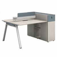 China Multi Functional Office Desk With Storage , All In One Writing Workstation Space Saving Tidy Computer Desk for sale