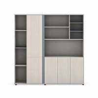 China Multi Functional Office Desk With Storage , All In One Writing Workstation Space Saving Tidy Computer Desk for sale