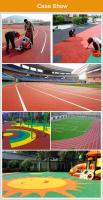 China 8%-33% 0.5mm~3mm Durable Flexible EPDM Rubber Granules for Sports Ground Surface for sale