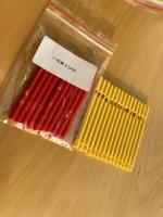 China Food Grade Eco Friendly Customizable Length Disposable PP Lollipop Whistle Stick for Candy and Cake for sale