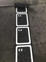 China Customized pattern Environmental No Skid Rubber Agility Ladder rolls for Speed Training and Fitness center gym sport for sale