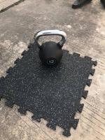 China High Density SBR EPDM Interlock Rubber Tile 5mm-10mm Thickness with Customized LOGO for Gym Sports Flooring for sale