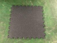 China High Density SBR EPDM Interlock Rubber Tile 5mm-10mm Thickness with Customized LOGO for Gym Sports Flooring for sale