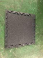 China High Density SBR EPDM Interlock Rubber Tile 5mm-10mm Thickness with Customized LOGO for Gym Sports Flooring for sale