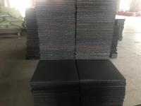 China Composite rubber floor brick with shock absorption and durable SBR material in 15mm-30mm thickness for gym and weight training for sale