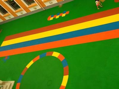 China Irregular Rhombus EPDM Rubber Powder Featuring Epdm Content 10 to 30 Percent Suitable for Playground Park Sidewalk Kindergarten for sale