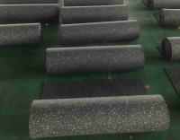 China Logo customized EPDM Rubber Sports Rubber Flooring Roll Smooth Surface Ideal for Gym Fitness Centers Durable Resilient and Safe Flooring Solution for sale