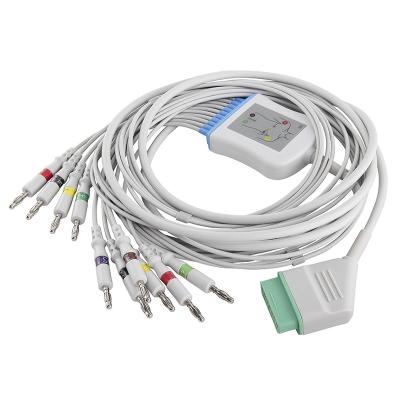 China Nihon Kohden Japan BSM-2301 BSM-2353 01.57.107048 EKG CableLeadwires 4.0Banana for sale