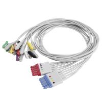China OEM ECG Leadwires P-Hilips 5+5 IEC 4.0 Banana 4 Lead 6 Lead EKG Lead Wire for sale