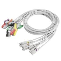 China CONMED ECG Leadwires 10 Lead ECG Cable IEC 4.0 Grabber EKG Leadwires for sale