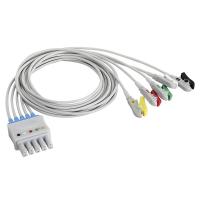 China S-iemens Drager ECG Leadwires 5956359 MP03414 Set 5 Lead Grabber Clip To Dual 5 Pin Connector for sale