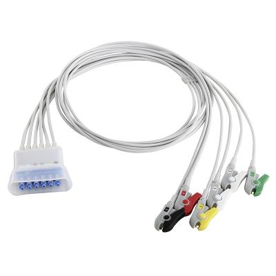 China P-Hilips ECG Leadwires Telemetry Leadwire 989803137251 989803133881 989803152051 5 Lead IEC Clip for sale