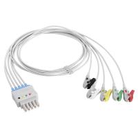 China GE Datex Ohmeda 545316 545318 2.0 5 Lead ECG EKG Patient Monitor Cable for sale
