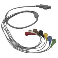 China JincoMed Old Type Holter ECG Cable and Leadwires 10 lead IEC Snap for sale