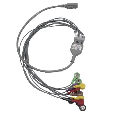 China JincoMed New Type Holter ECG Cable and Leadwires 10 lead patient monitor for sale