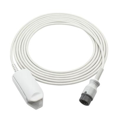 China Zoncare Reusable SpO2 Sensor PM-7000C PM-7000D 6Pin Adult Finger Clip SpO2 Probe for sale