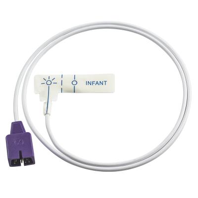 China N-ellcor DB9 7pin I20 Disposable SpO2 Sensor N-3000 PB-3940 Infant white foam Disposable SpO2 Probe for sale