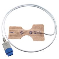 China Datex Ohmeda 9pin TS-AF-25 Disposable Adult Neonate Skin Stretch Fabric Disposable SpO2 Probe for sale