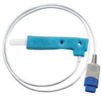 China Datex Ohmeda 9 pin Disposable SpO2 Sensor CS/3 S/5 Cardiocap/5 Infant Neonate blue spong Disposable SpO2 Probe for sale