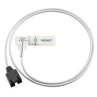 China White Foam Pediatric Disposable SpO2 Sensor DB9 9Pin for Rad-7 Rad-8 85CM for sale