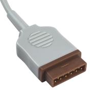 China GE Marquette 2016998-001 Temperature Adapter Cable 11pin Temperature Probe Cable for sale