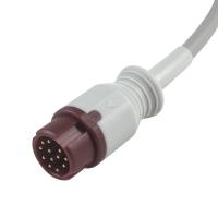 China TPU IBP Adapter Cable 12pin Male Connector IBP Transducer Cable for sale