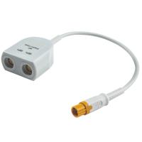 China S-iemens Drager Compatible Dual IBP Adapter Cable 7 pin to 7 pin IBP Extension blood pressure Transducer Cable for sale