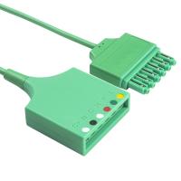 China Sie-me-ns Draeger MS16256 6Lead ECG Trunk Adapter Cable Drager ECG Extension Trunk Cable Single Pin Connector for sale