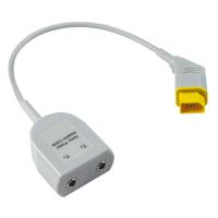 China Nihon Kohden Temperature Probe Cable JT-900P 14pin Temperature Adapter Cable for sale